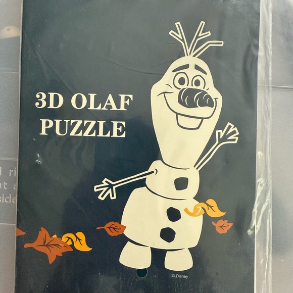 Disney | Toys | Disney Olaf 3d Puzzle With Autumn Accents | Poshmark